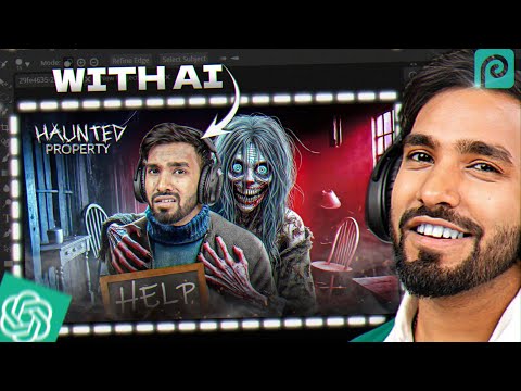 How to Make Techno Gamerz-Style Thumbnails Using AI + Photopea?