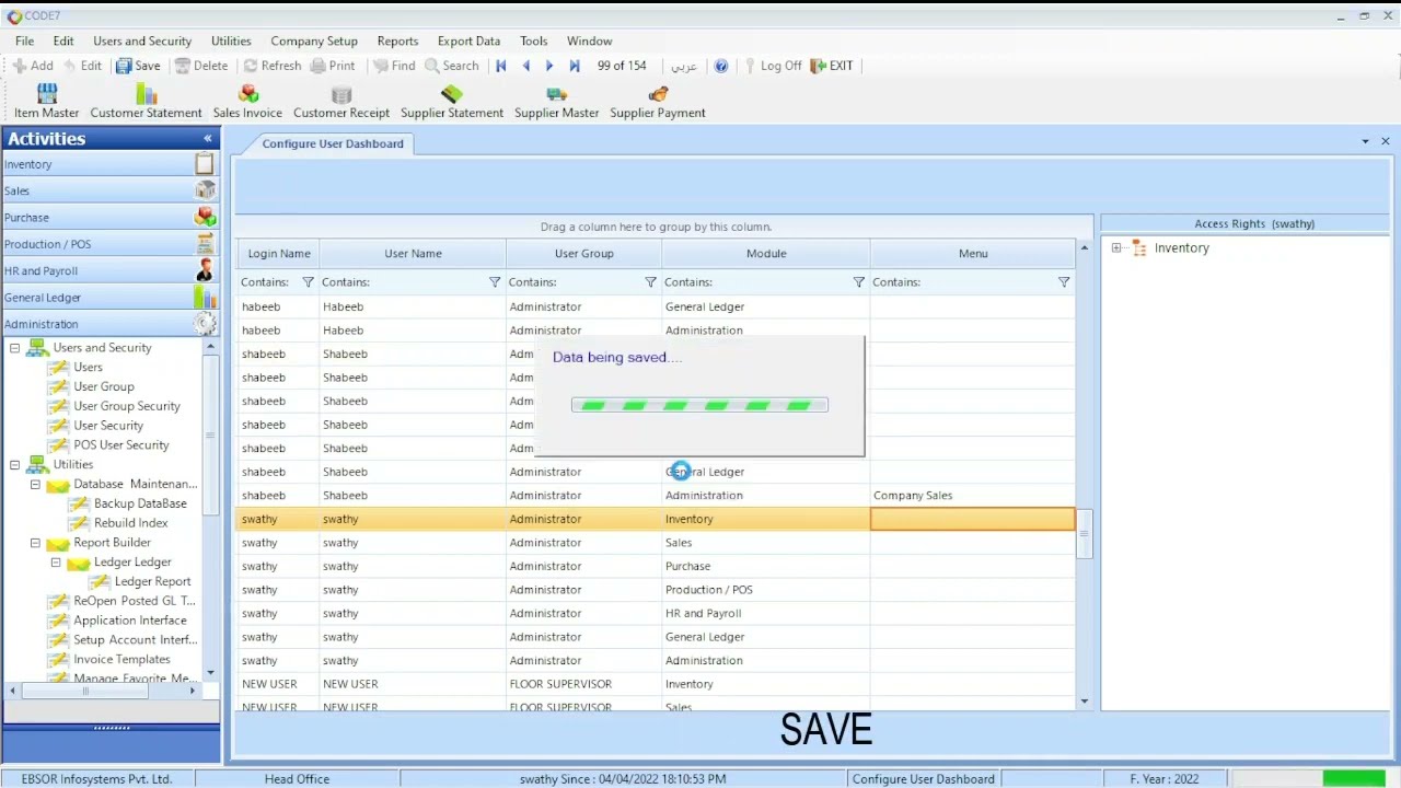 CODE7-DASHBOARD CREATION