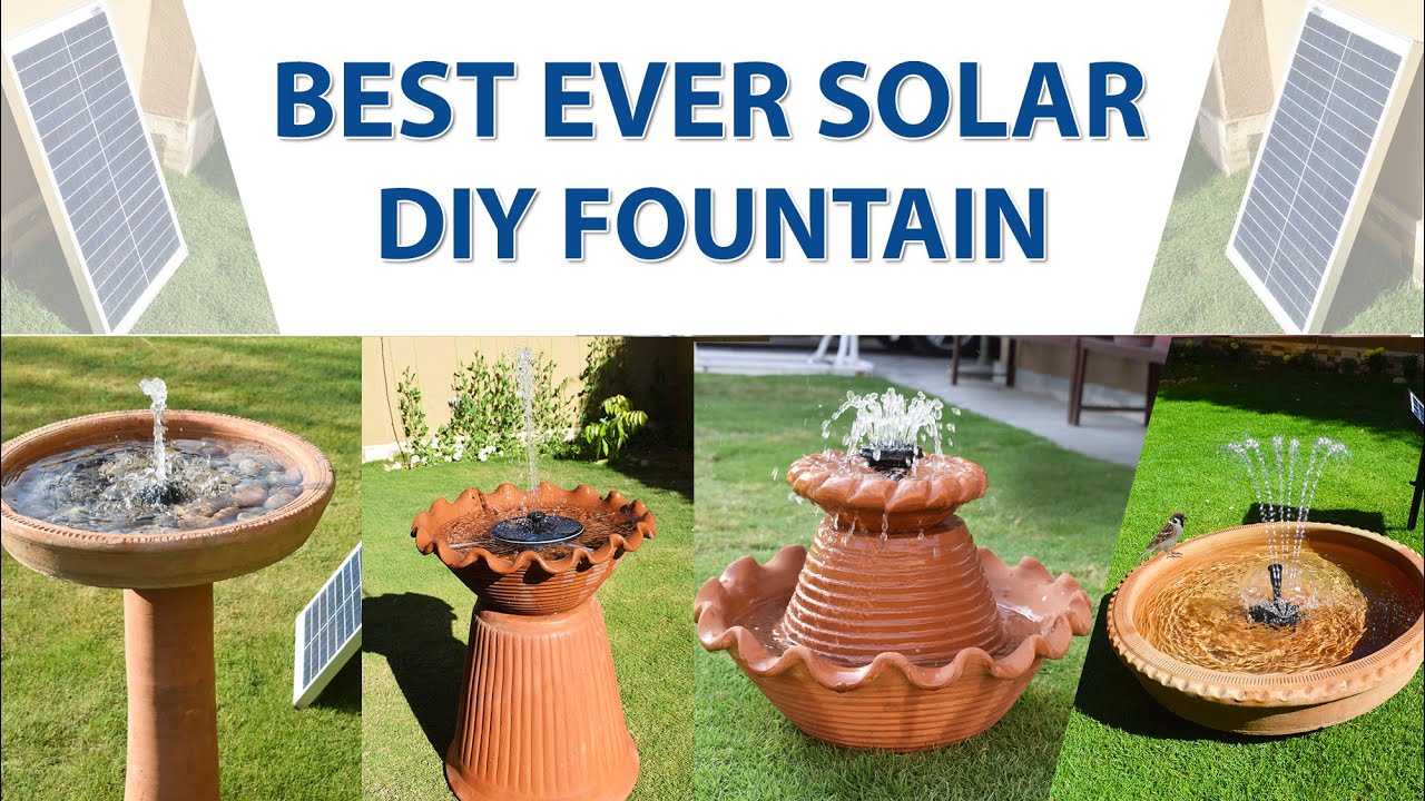 Best DIY Solar Fountain at Home : Step-by-Step Guide