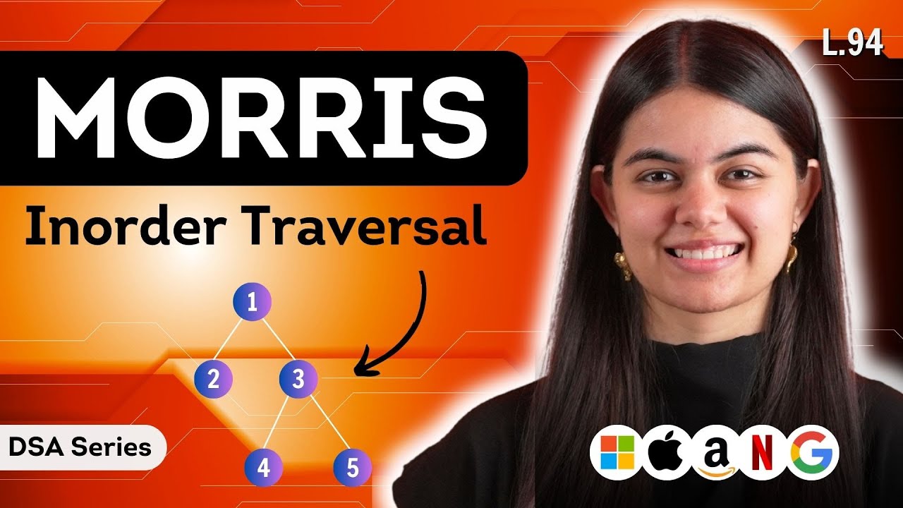 Morris Inorder Traversal | DSA Series : L.94