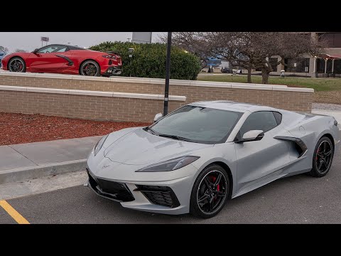 Check out a 2021 C8 Corvette Silver Flare With 007 Plate and a Red Mist ...