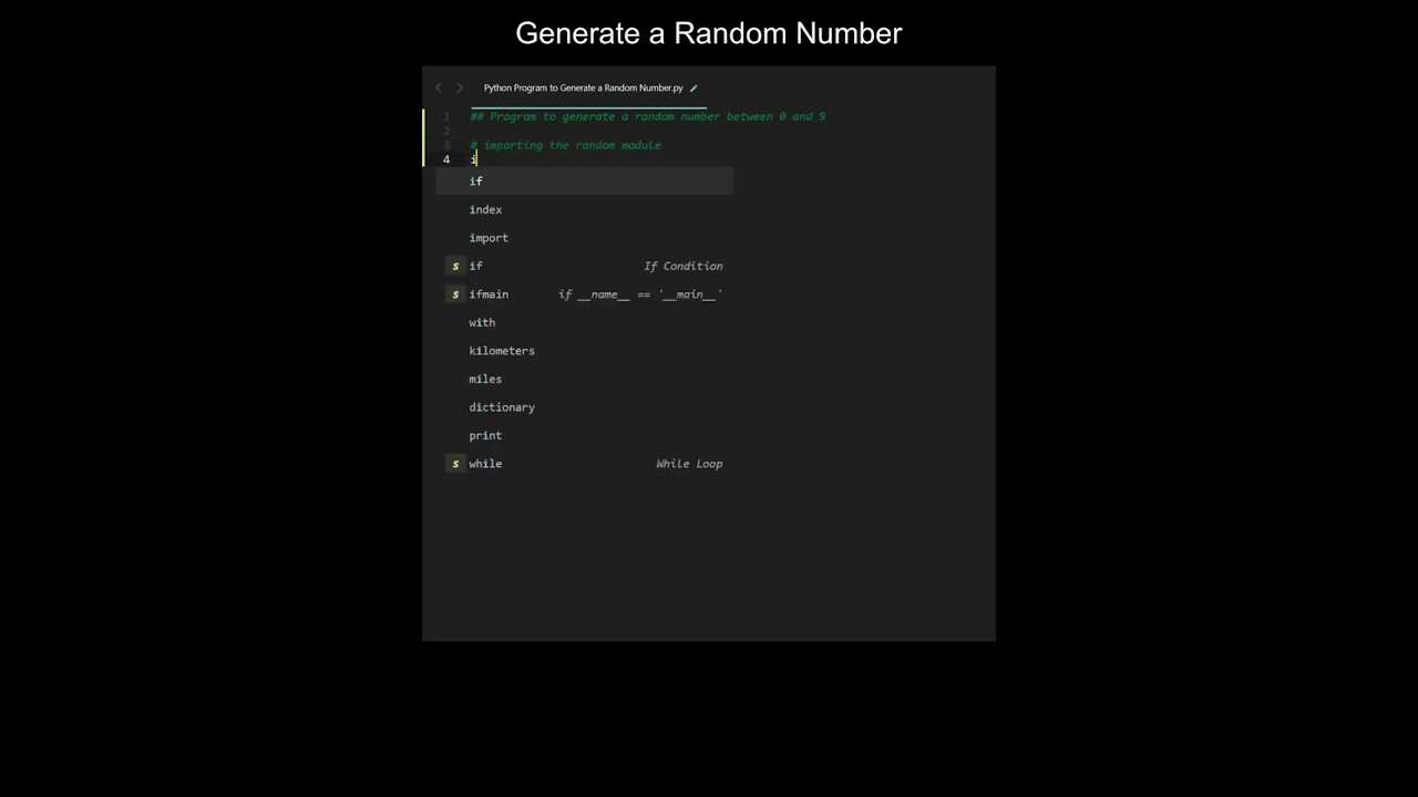 Generate a Random Number in Python | Python Examples | Python Coding Tutorial | Python Interview