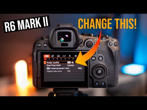 Canon R6 II: Main photo & video settings