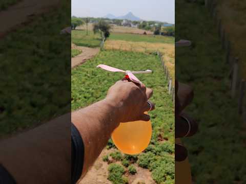 Balloon Helicopter #shorts #nsexperiment