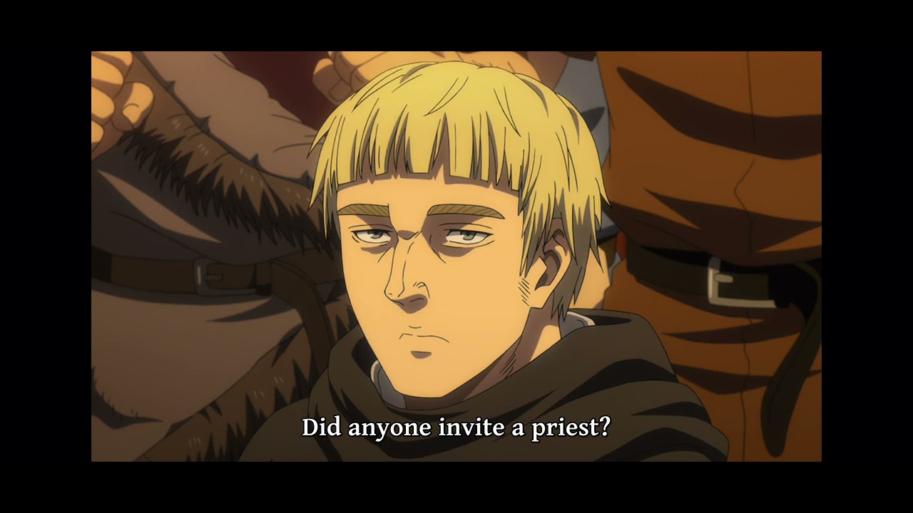 Did anyone invite a priest - Vinland saga #vinlandsaga #thorkell