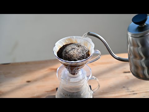 【HARIO】V60 ~ How to brew a strong, dark V60 coffee~
