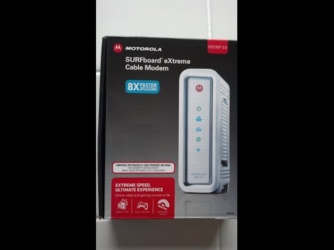 Unboxing Motorola SB6141 Modem
