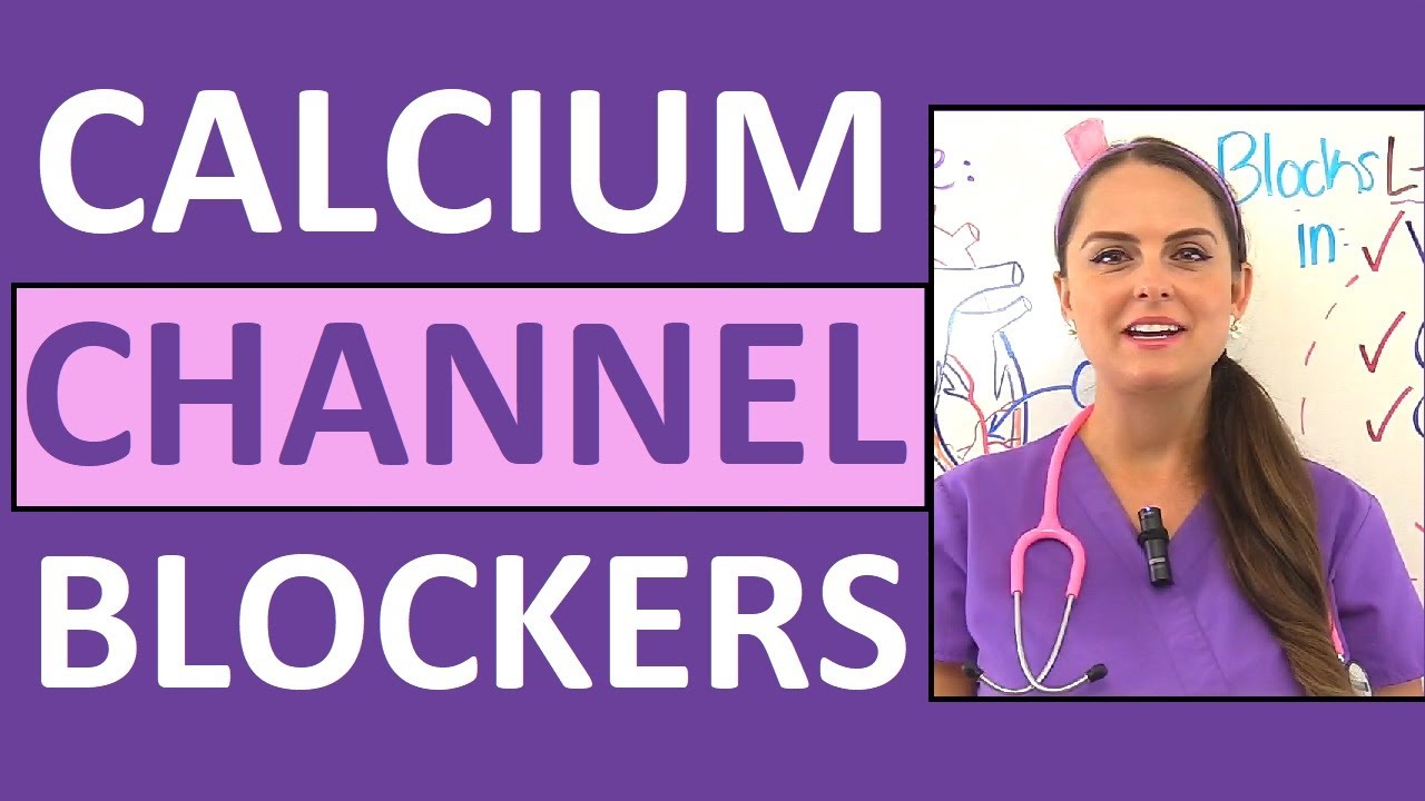 Calcium Channel Blockers Mechanism of Action Pharmacology Nursing (Non) Dihydropyridine