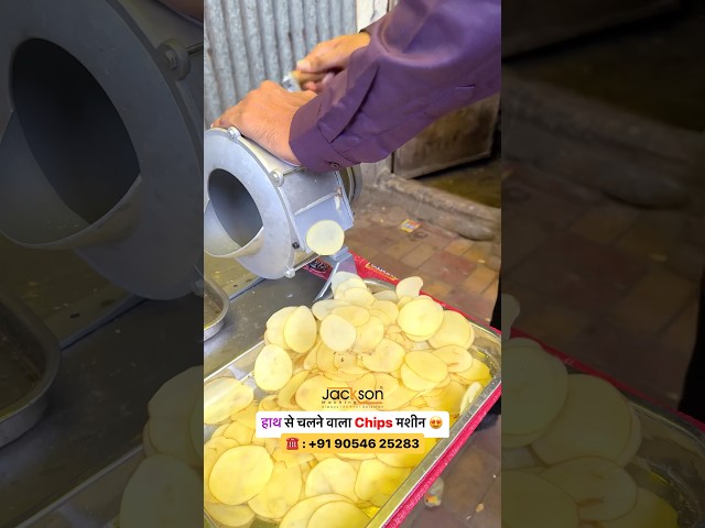 Chips Making Machine - 650Pcs/Hr Semi Automatic Potato Chips Making ...