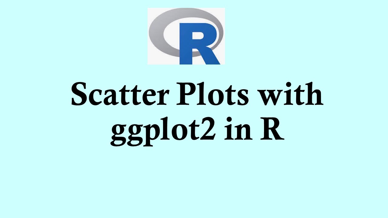 R programming | Scatter plots with ggplot2 in R