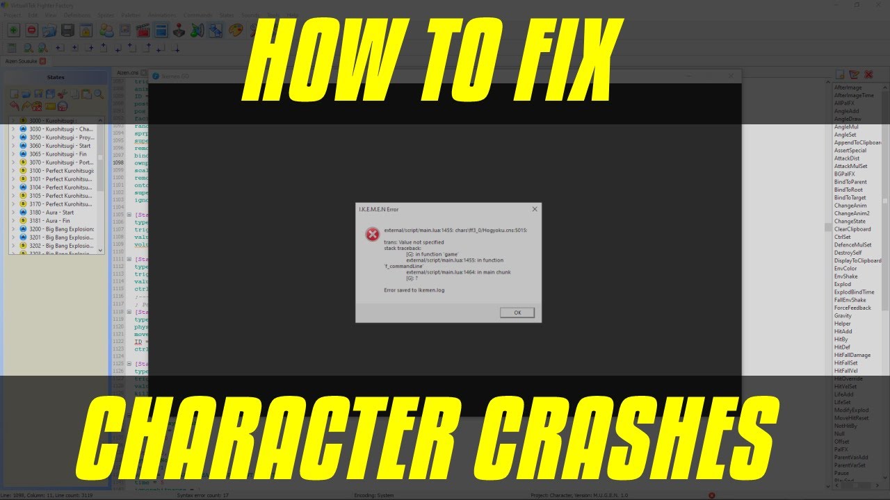 How To Fix Ikemen Character Crashes (2023)