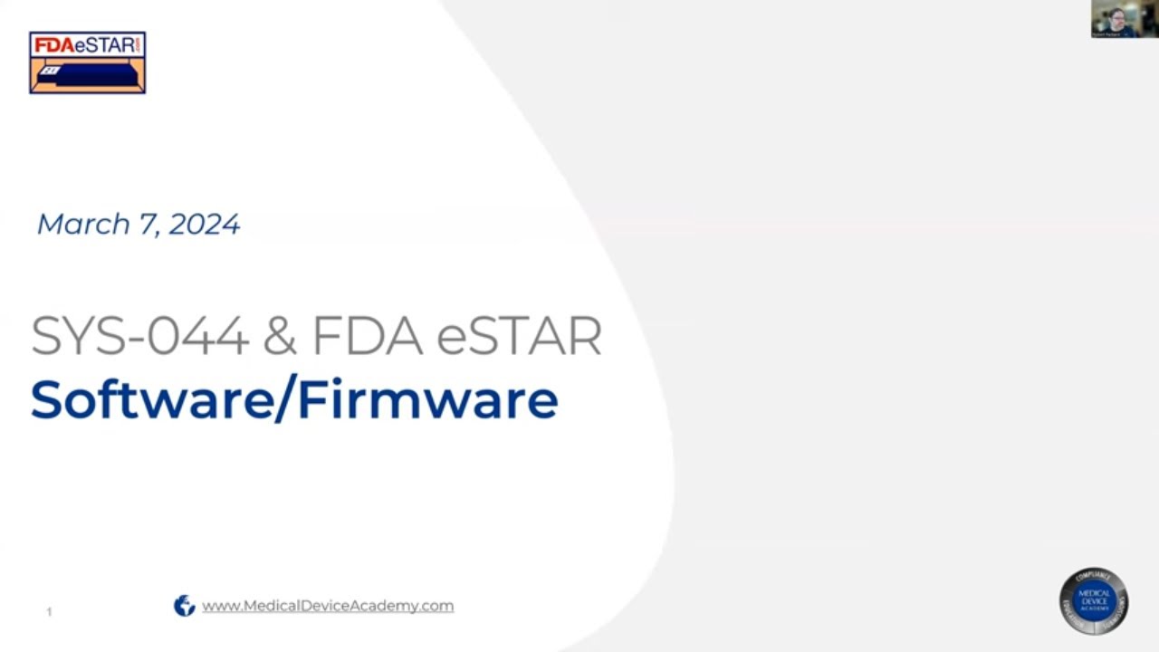 Software Validation Documentation for Medical Devices - FDA eSTAR