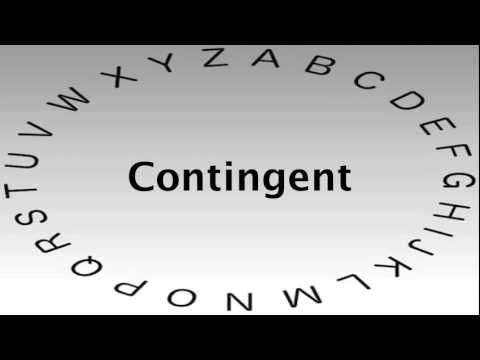 SAT Vocabulary Words and Definitions — Contingent