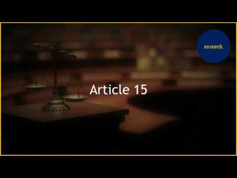 Constitution of India - Article 15