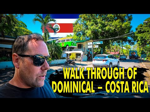 Walk Through Of Dominical, Costa Rica 4K - KNOW BEFORE YOU GO 🇨🇷