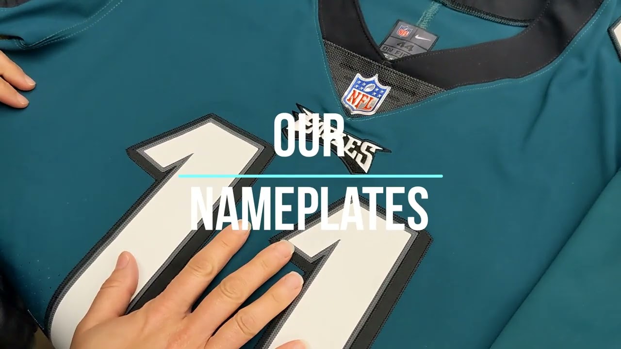 Eagles Jerseys Defined and Our Nameplates