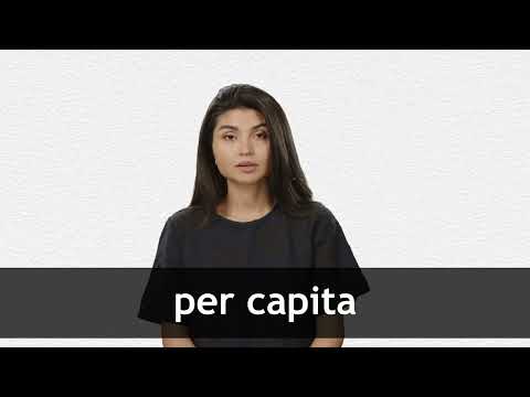 PER CAPITA definition and meaning | Collins English Dictionary