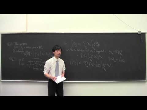 Functional Analysis Lecture 14 2014 03 11 BMO is the dual of H^1; Distributions