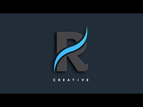 R professional logo design in mobile | logo design for YouTube channel