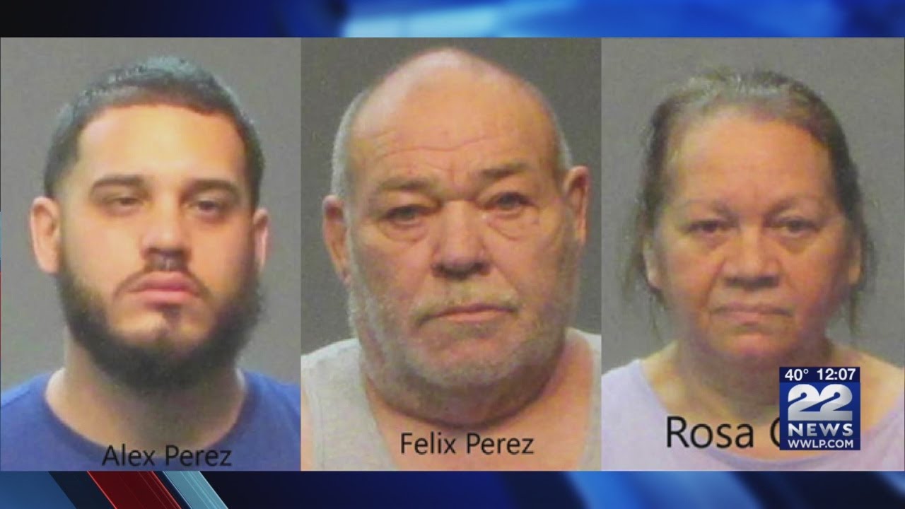 Three people arrested in Chicopee, more than 350 grams of cocaine, gun, $28K in cash seized
