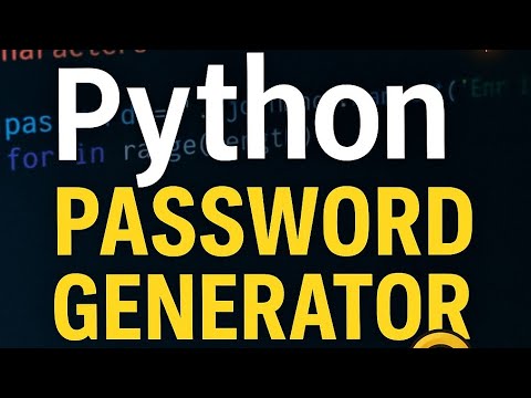 How to create a random password generator