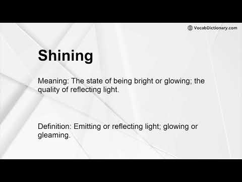 Shining Meaning