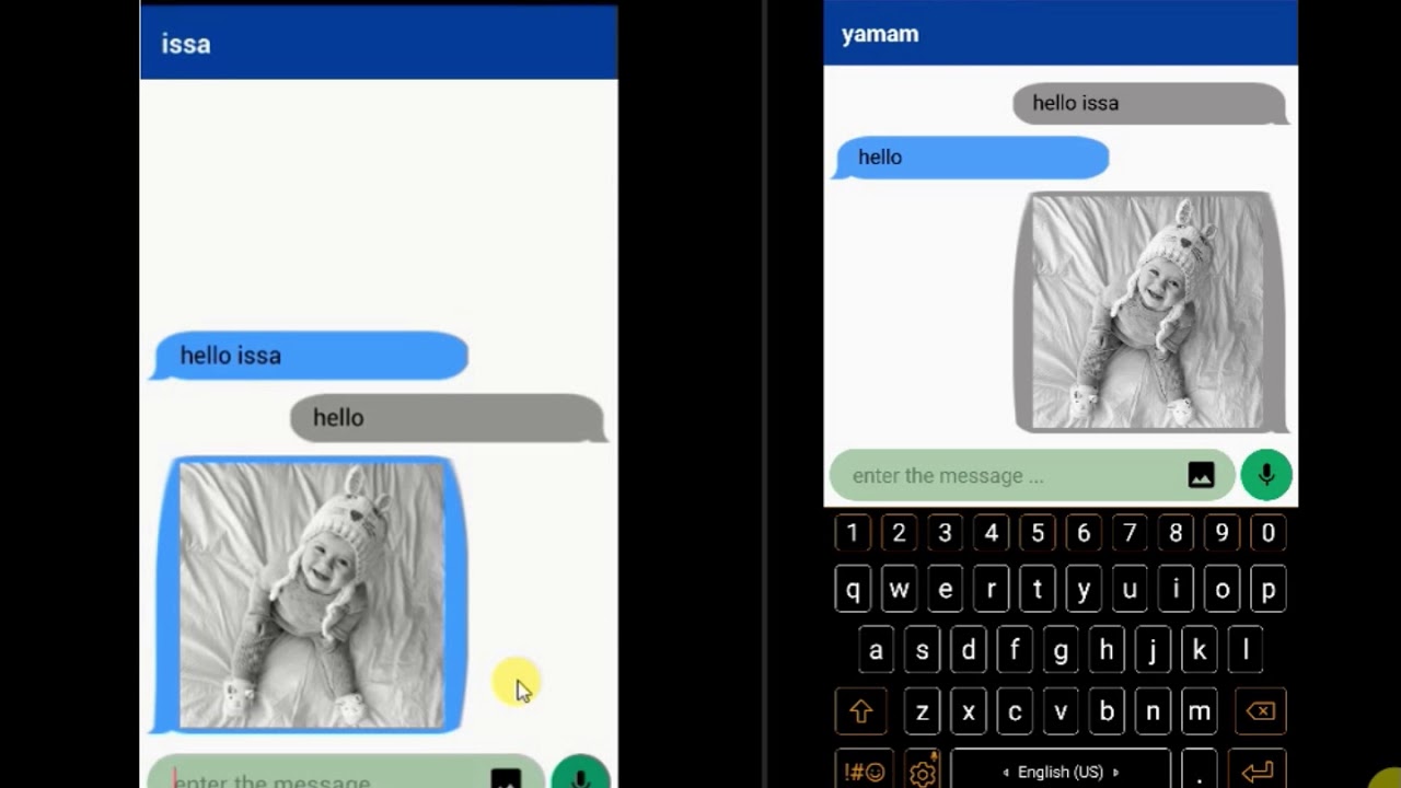 Android chat application using java socket - project 1 - Damascus university