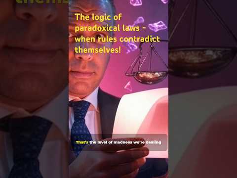 The logic of paradoxical laws - when rules contradict themselves!