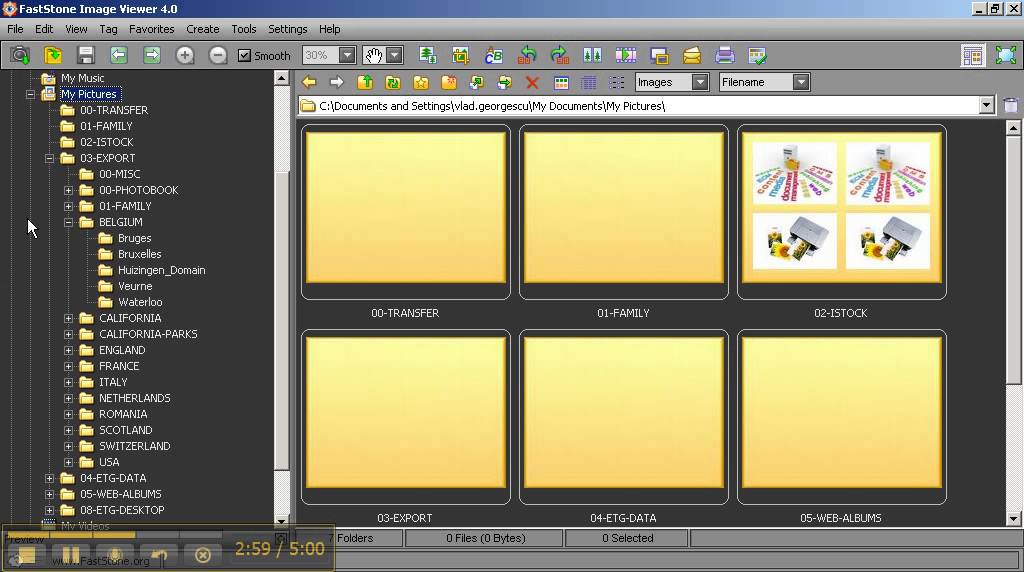 FastStone Image Viewer basic functionality