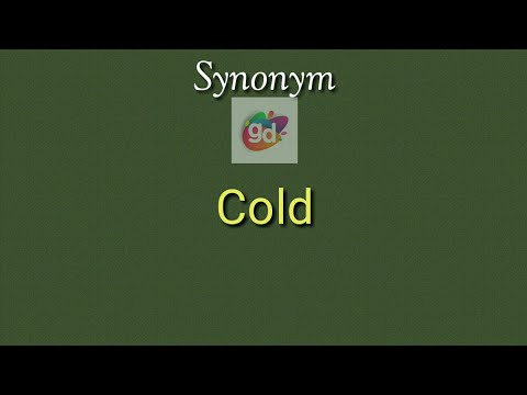 Cold Synonym with Meaning||Googul Dictionary||