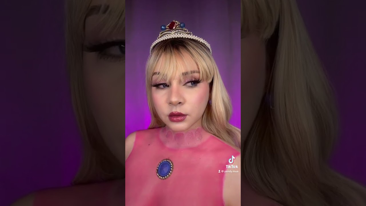 Princess Peach ♥️ #mario #supermario #peaches #makeup