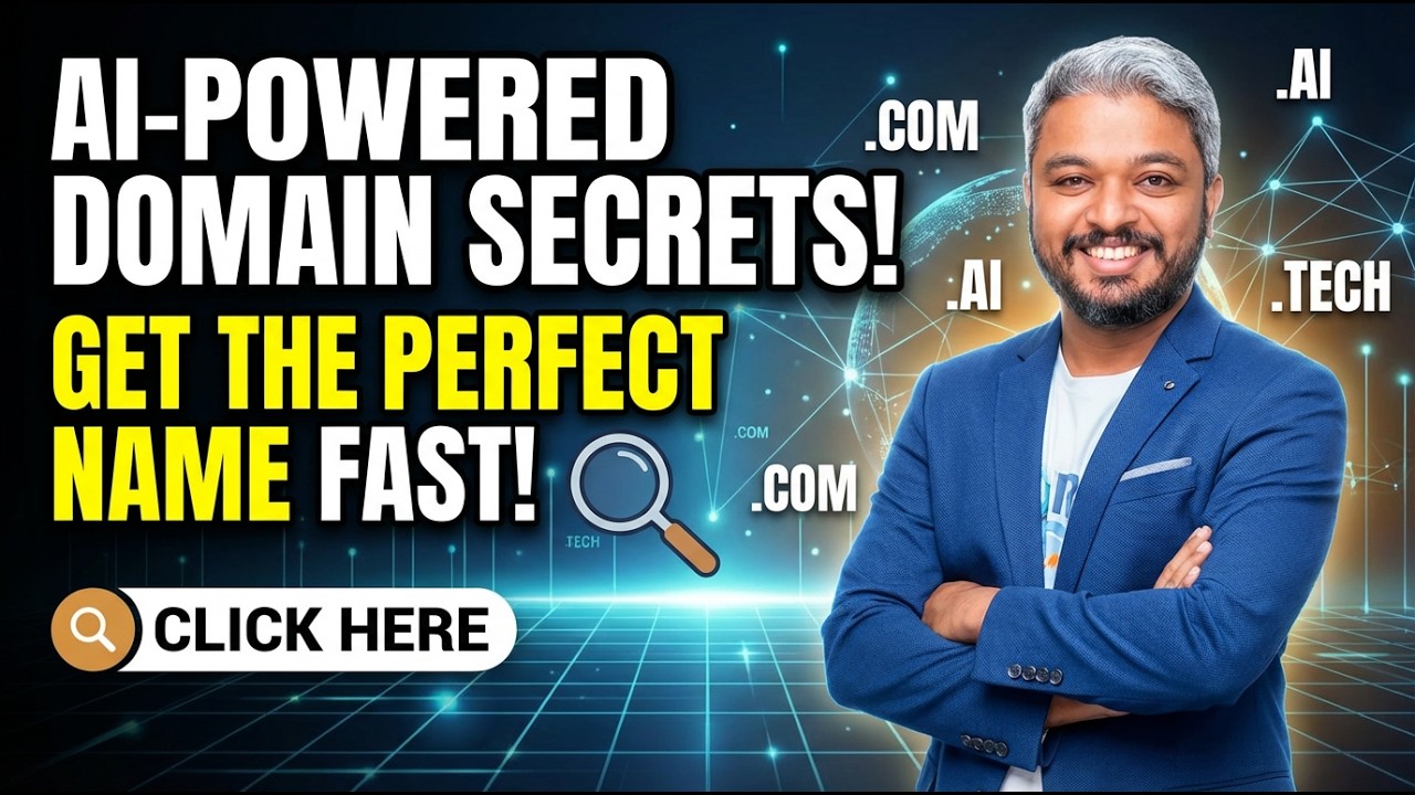 AI-Powered Domain Registration | Choose the PERFECT Domain Name in Minutes!