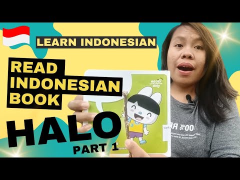 Learn Indonesian || Read Indonesian Book || How to say HAI in Bahasa Indonesia