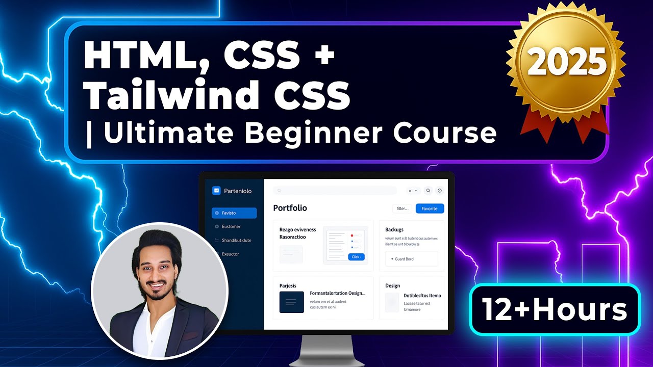 Master HTML, CSS & Tailwind CSS | Full Frontend Bootcamp for Beginners (2026)