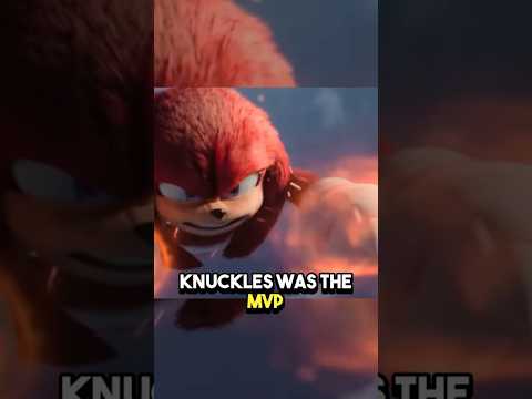 Knuckles Was The BEST CHARACTER🤔 #sonicthehedgehog #sonic #sonicmovie3 #knuckles #sonic3