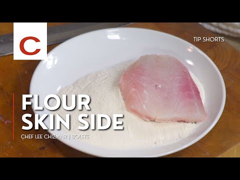 Flour Skin Side | Chef Lee Chizmar | Tips #shorts