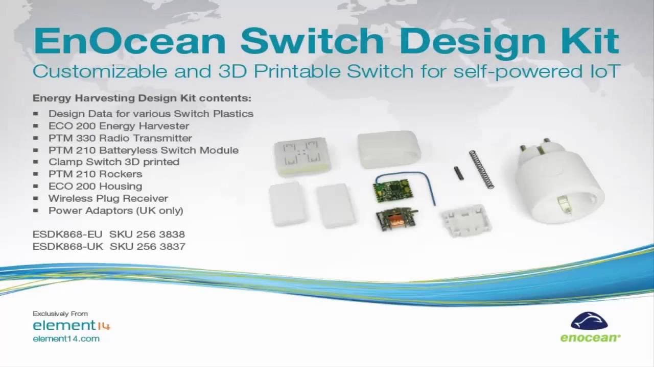 Swimming in EnOcean with the Switch Design Kit - element14 Community