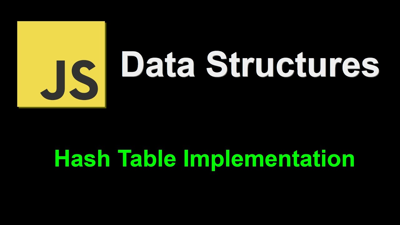 Hash Table Implementation | JavaScript Data Structures