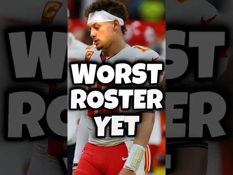 2025 Chiefs - the WORST roster of the Mahomes era?! 🤯 #chiefs #chiefskingdom #chiefsnews #nfl