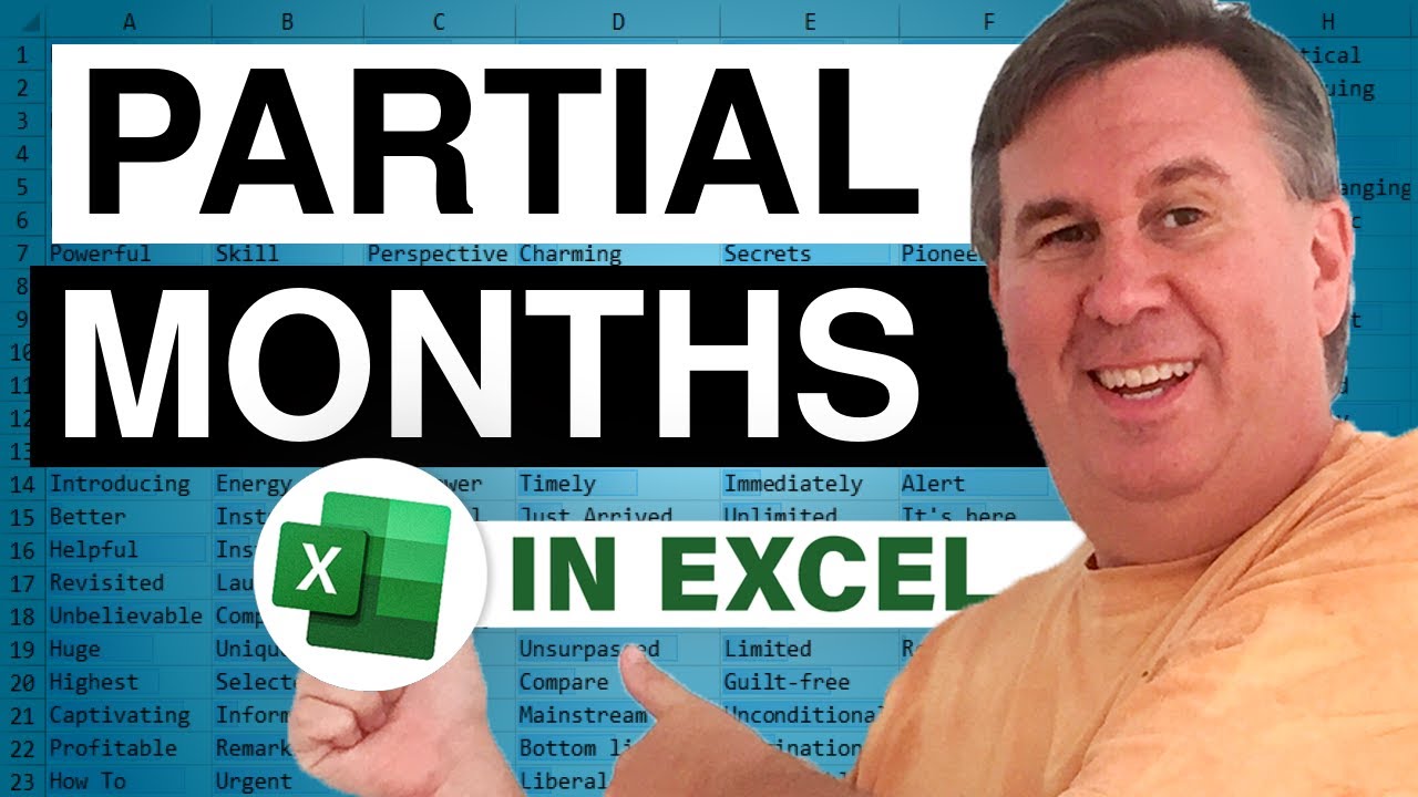 Learn Excel - Calculate Partial Months - Duel 137 | MrExcel Message Board