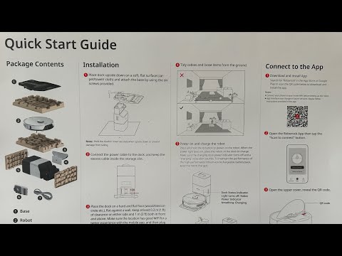 Roborock S8 plus setting up for the first use