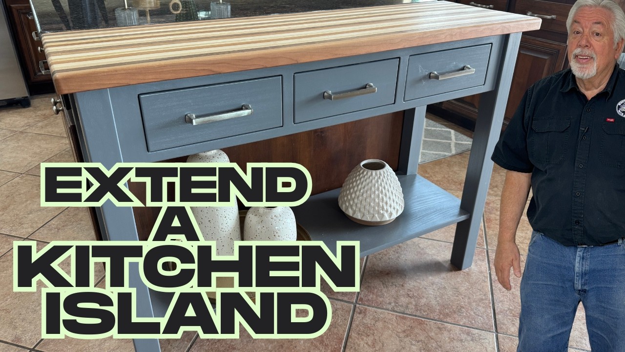 The Smartest Way to Extend a Kitchen Island