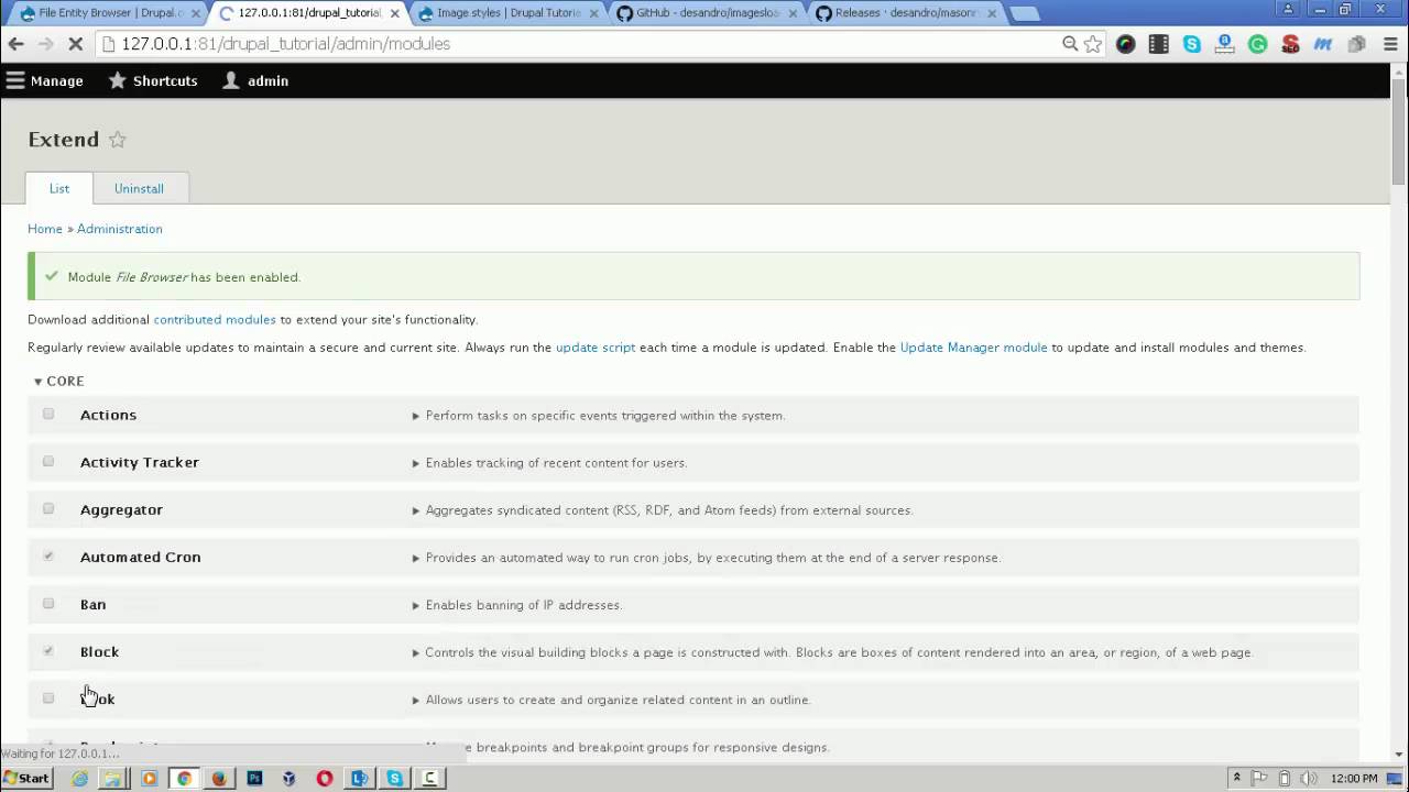 Drupal 8 Media Entity File Browser Module