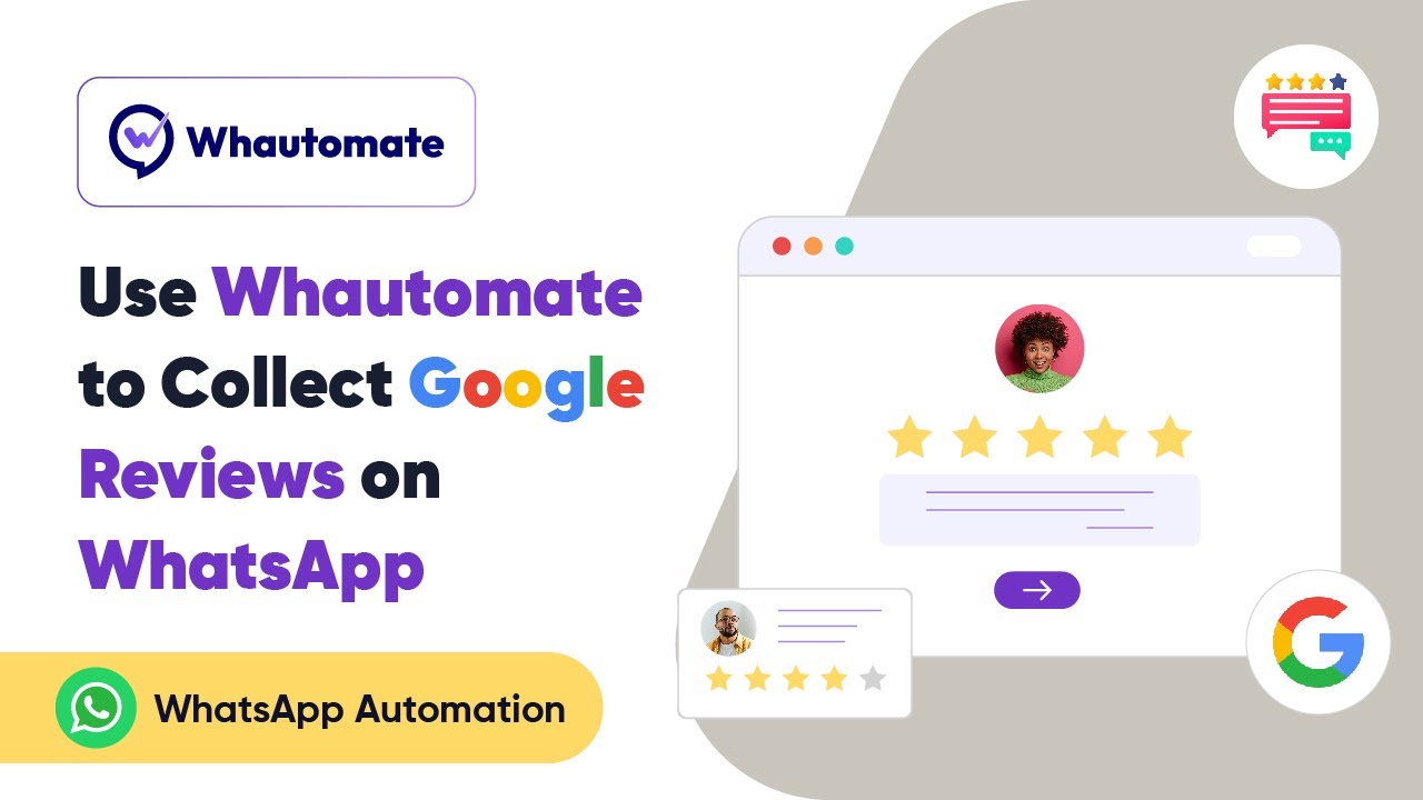 Boost Your Online Reputation with Whautomate | Automated Google Review Collection on WhatsApp