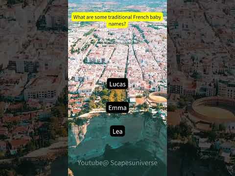 What are some traditional French baby names?