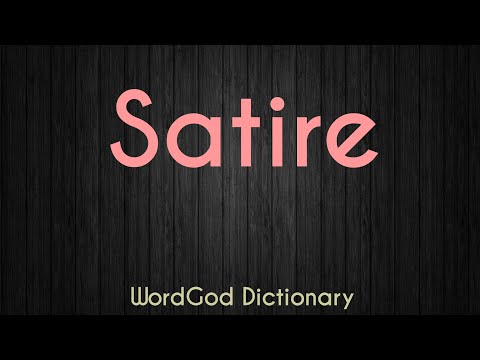 Satire Meaning