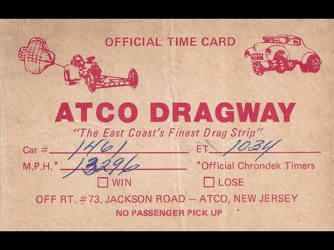 Introduction to Sports Memorabilia-Vintage Drag Racing Time Slips – The ...