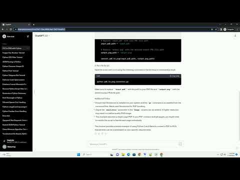 who I can use python3 and wnad to convert pdf to png