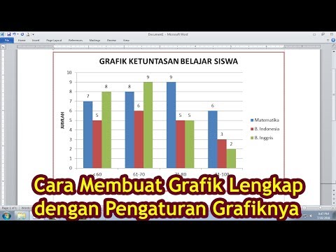 Cara Membuat Grafik Diagram di Word 2010, 2013, 2016