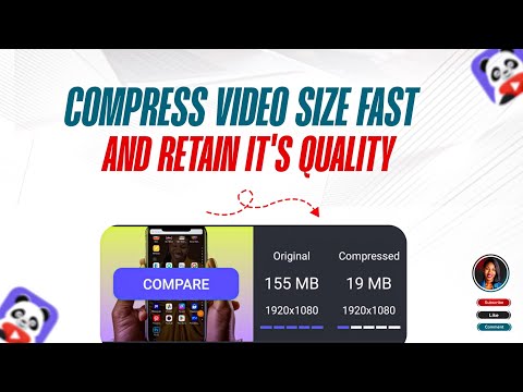 Compress Video Size Fast Without Losing Quality (Smartphone friendly)